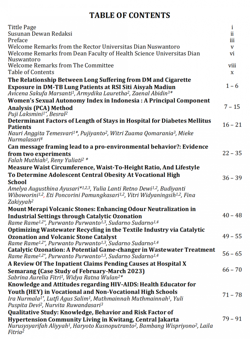 Proceeding | Seminar and Workshop on Public Health Action 2023